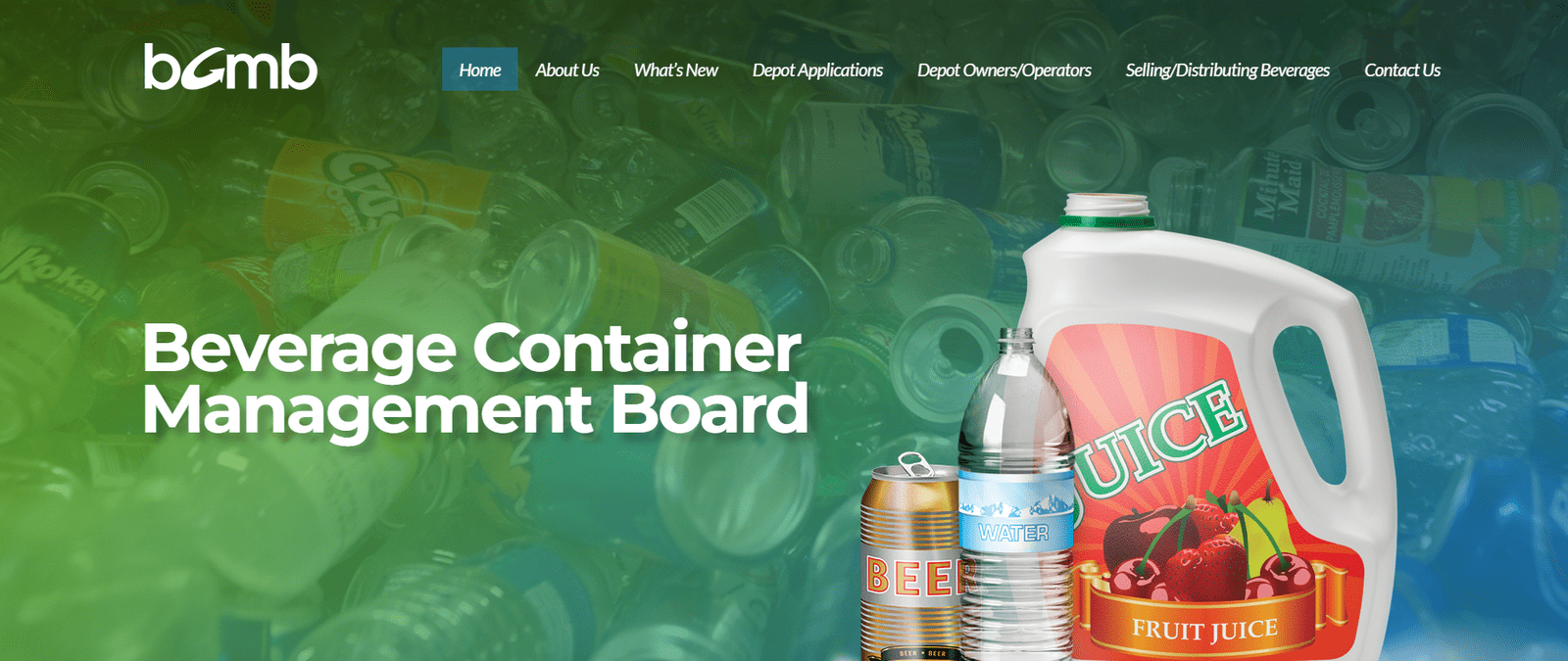 Beverage Container Management Board | SkipTheDepot | Book A Pickup Today